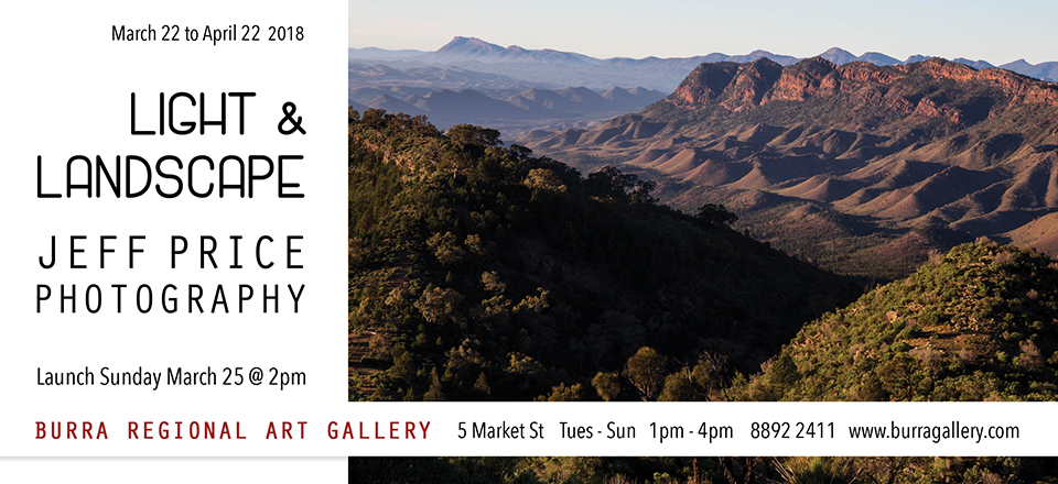 Jeff Price - Light & Landscape - Burra Regional Art Gallery